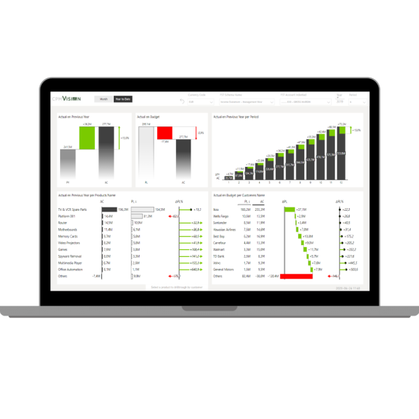 cpmVision: the Power BI connector for CCH Tagetik | iqbs BI